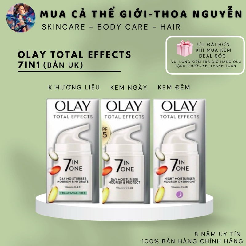 Kem dưỡng da mặt Olay Total Effects 7in1 | Shopee Việt Nam