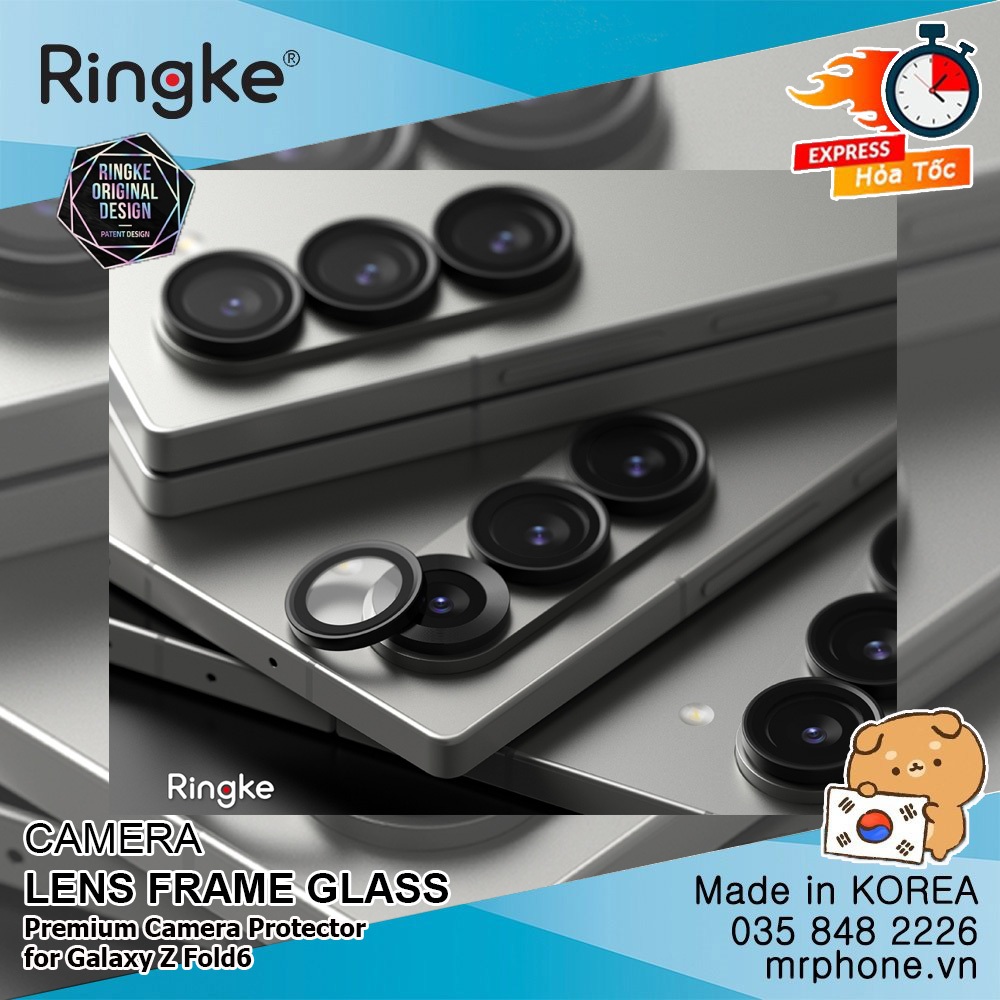 Dán Camera Lens Frame Glass cho Galaxy Z Fold 6 - Camera Lens Protector ...