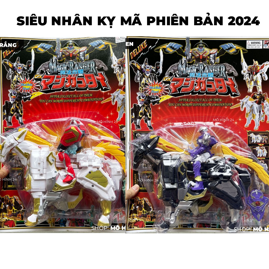Bộ Siêu Nhân Lắp Ráp Kỵ Mã Magic Ranger Siêu Nhân Phép Thuật vỉ ngựa ...