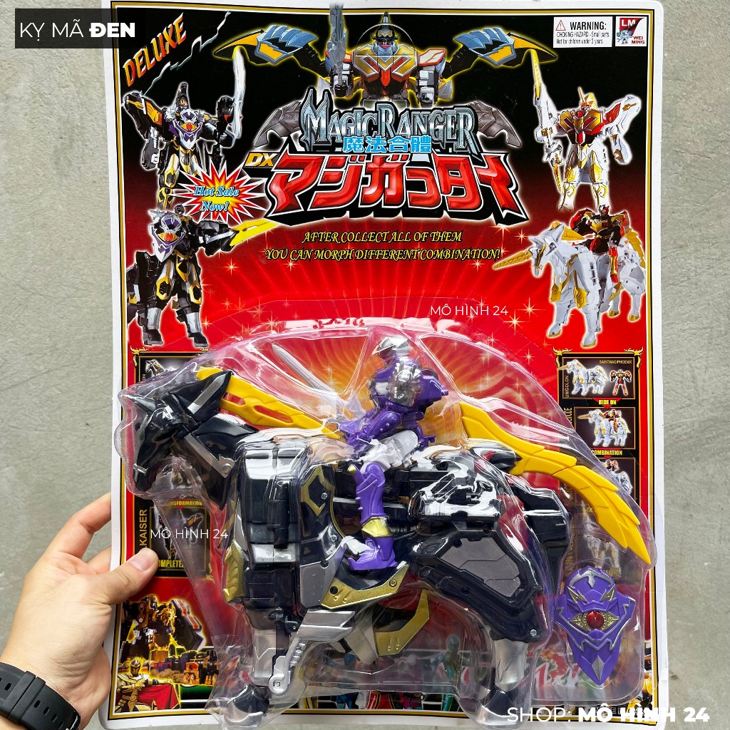 Bộ Siêu Nhân Lắp Ráp Kỵ Mã Magic Ranger Siêu Nhân Phép Thuật vỉ ngựa ...