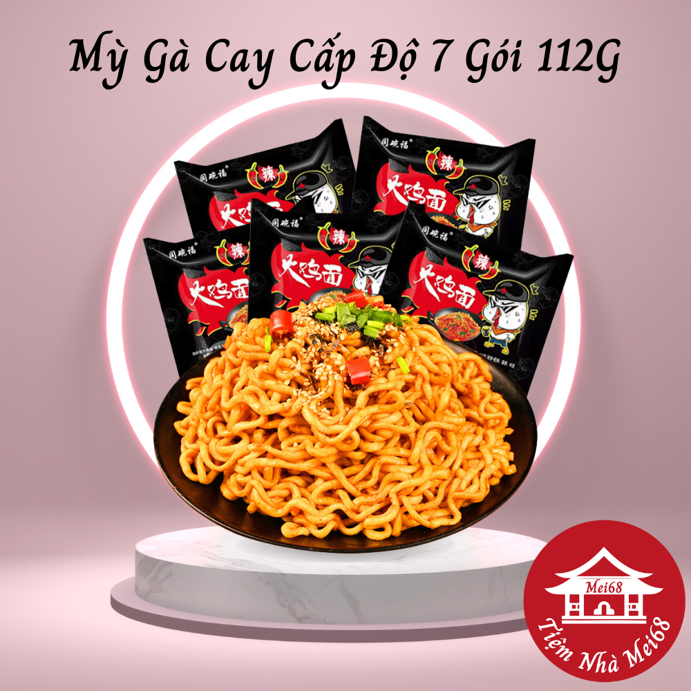 Mỳ Gà Cay Cấp Độ 7 - Mỳ Cay Trung Quốc 7 Cấp Độ - Mì Trộn Cay Vị Gà - Gói 112G - tiemnhamei68 ...