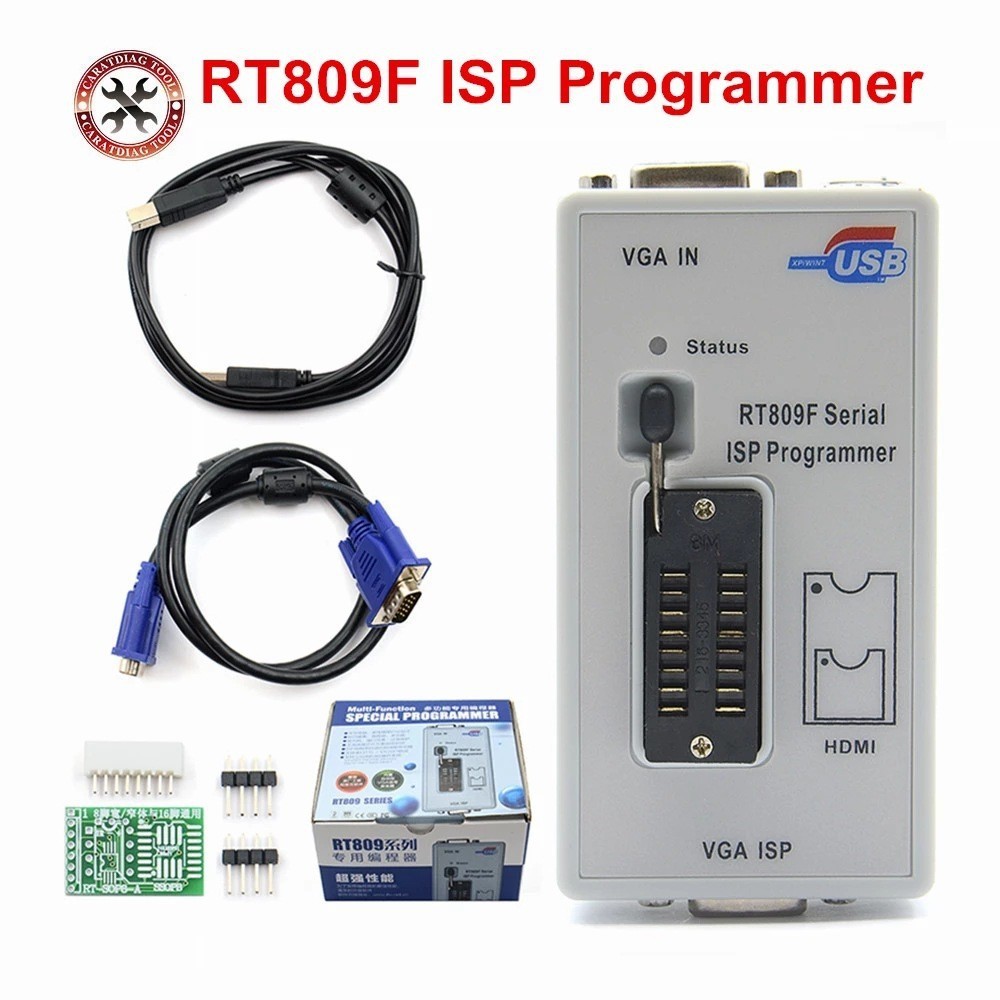 Máy nạp rom RT809F Phiên bản mới nhất 2024 (Nạp rom 1.8v không cần đế ...