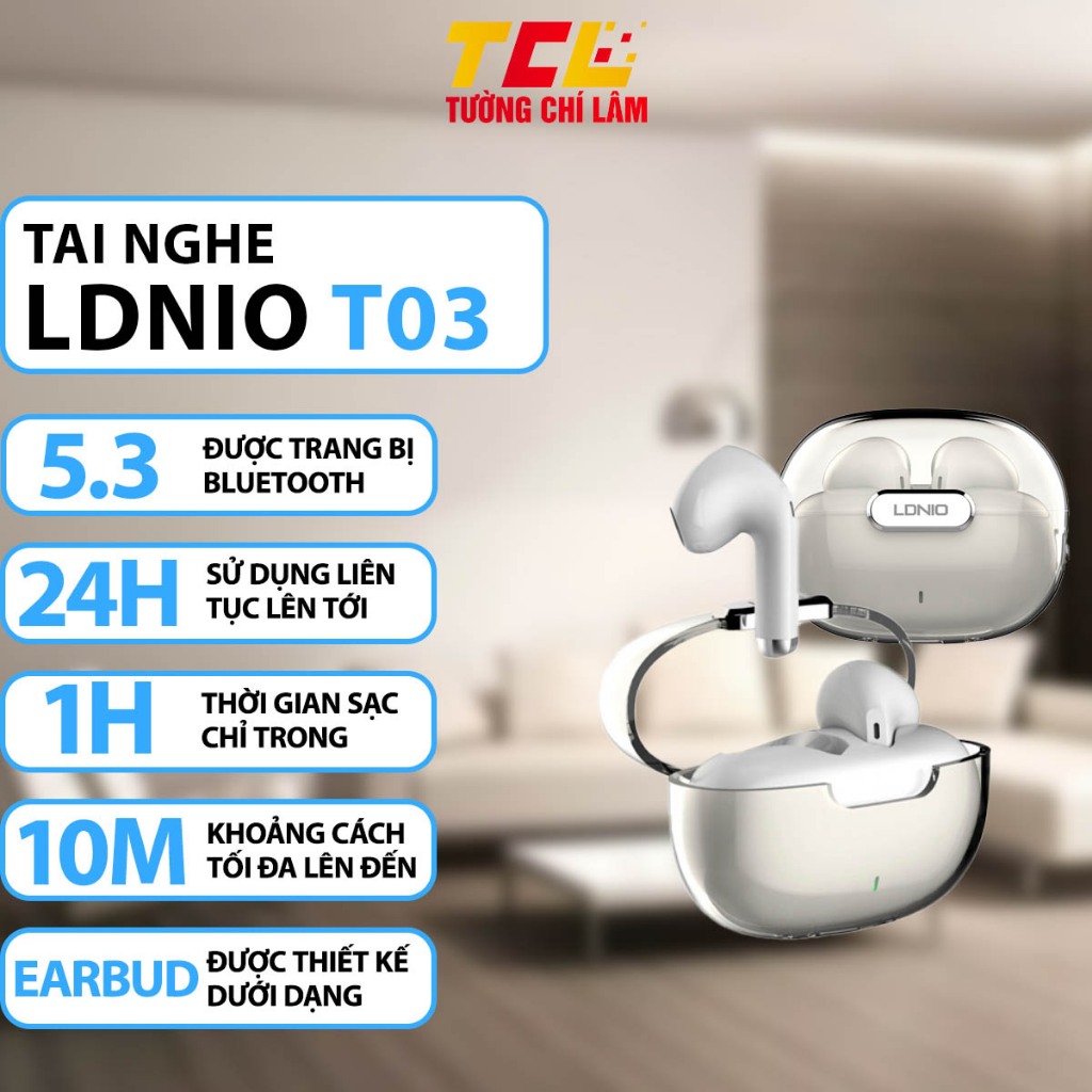 Tai nghe LDNIO Bluetooth - T03 | Shopee Việt Nam