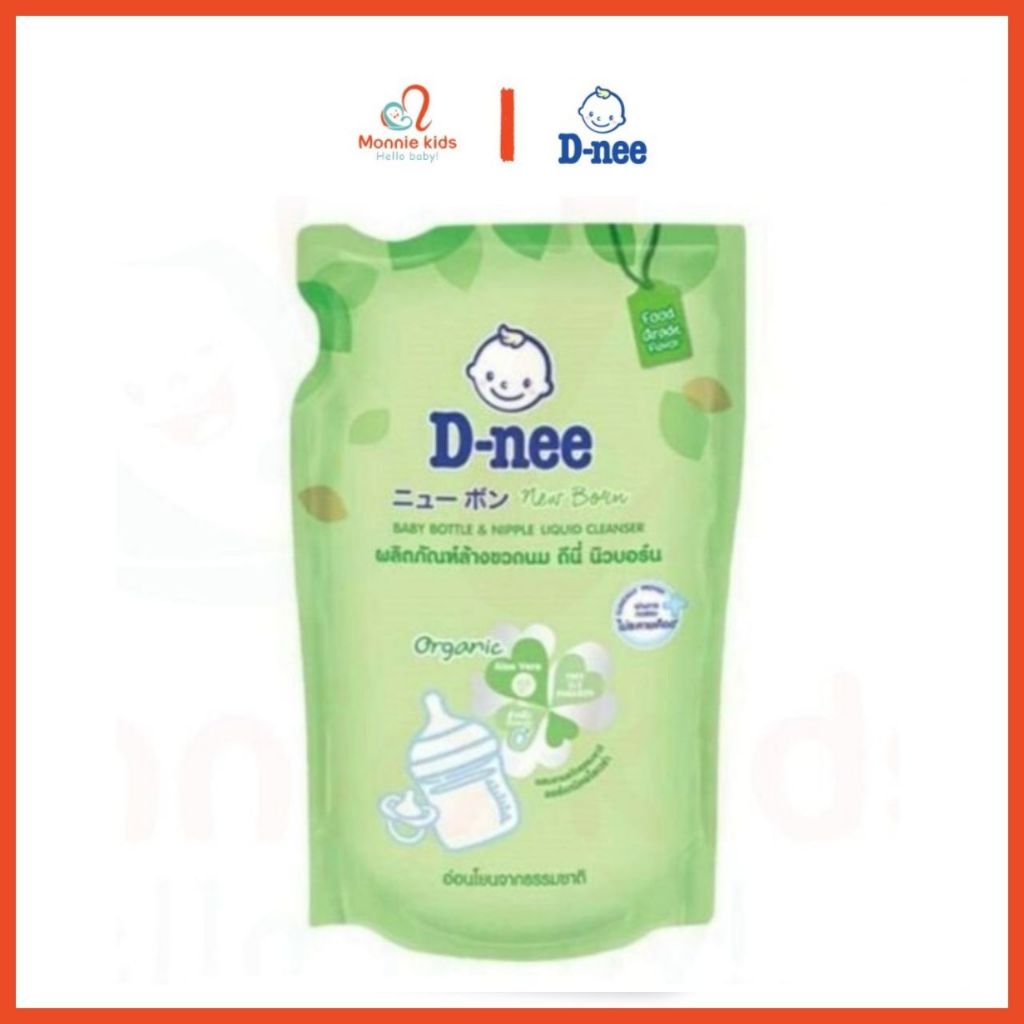 Nước rửa bình sữa cho bé Dnee Organic túi 550ml, nước rửa bình chiết ...
