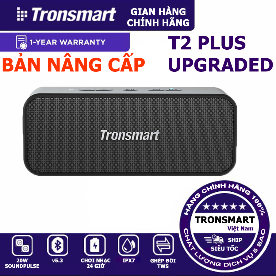 NEW ITEM | Loa Bluetooth Tronsmart T2 Plus Upgraded Bản nâng cấp | Công ...