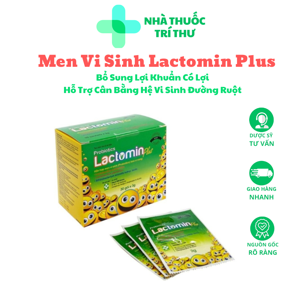 Men vi sinh Lactomin Plus bổ sung lợi khuẩn, ngừa rối loạn tiêu hóa ...