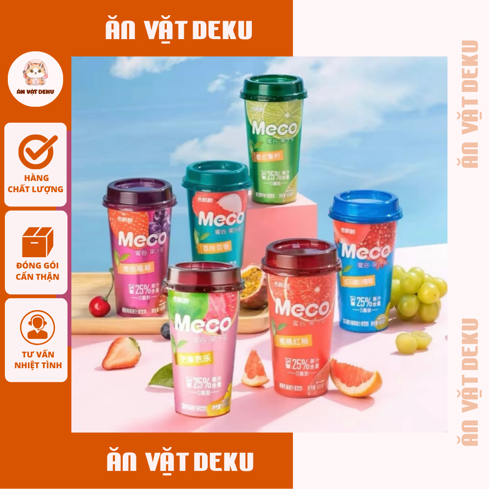 Trà Meco Trái Cây Pha Sẵn Cốc 400ml - Ăn Vặt Deku | Shopee Việt Nam