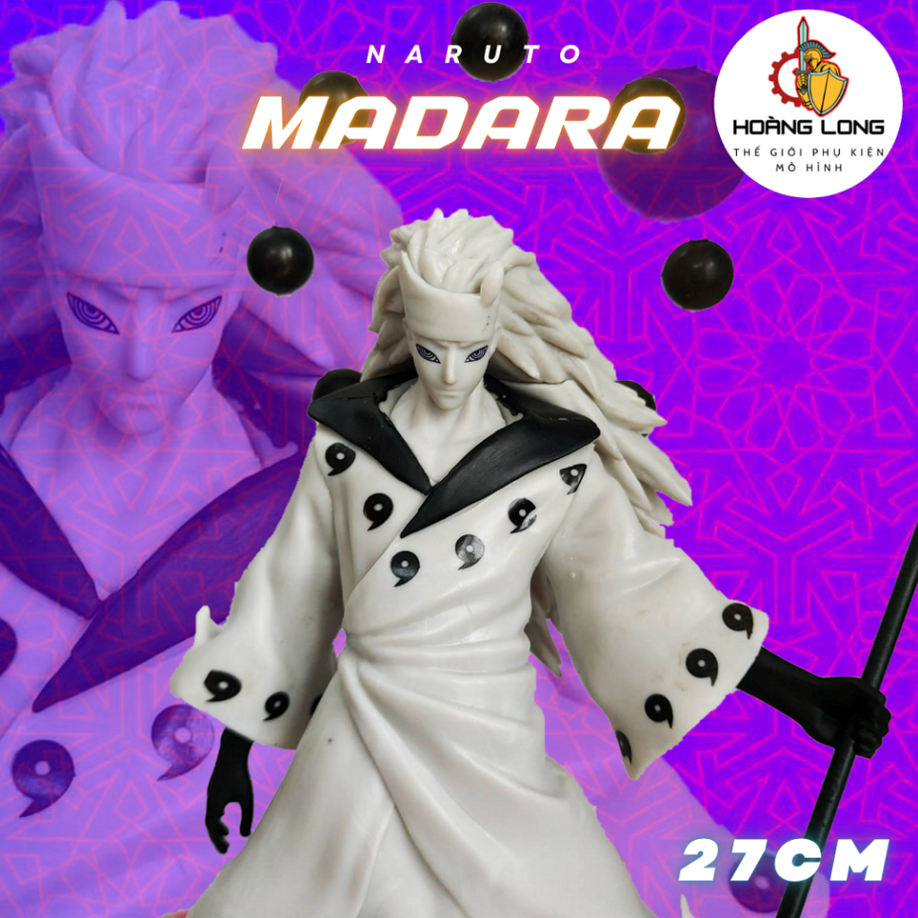 Mô hình Madara Uchiha Lục Đạo 27cm, figure Naruto quà tặng Sưu tầm Độc ...
