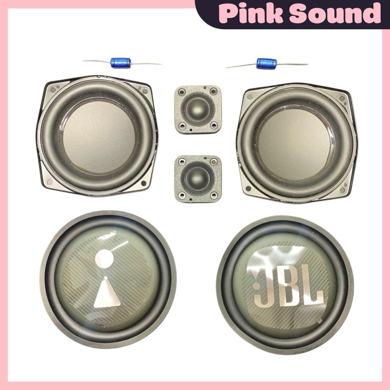 Combo làm loa 2.0 Công suất 120W,Mid Bass Bombox 2+ Treble Lụa+ Cộng hưởng Bombox 2 (Tặng Tụ ...