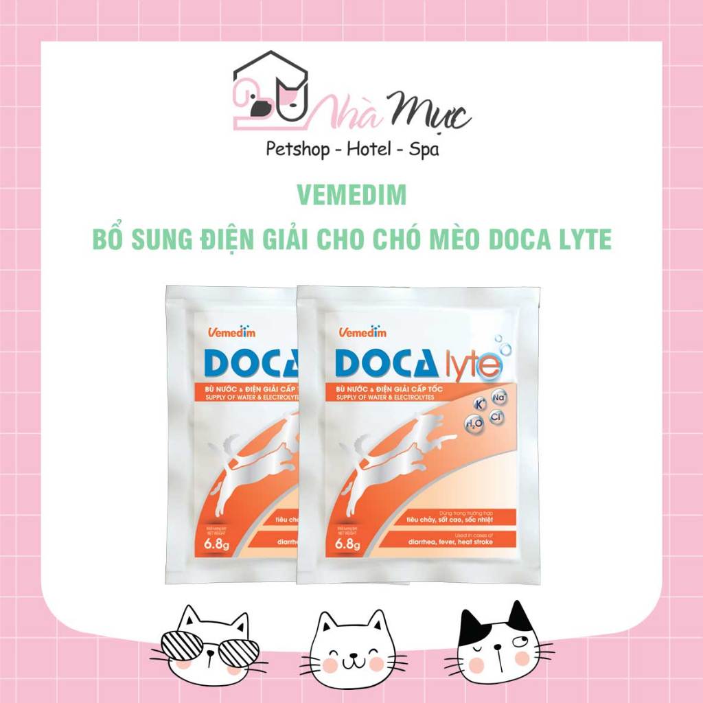 Vemedim Doca lyte Bổ Sung Điện Giải Chó Mèo | Shopee Việt Nam