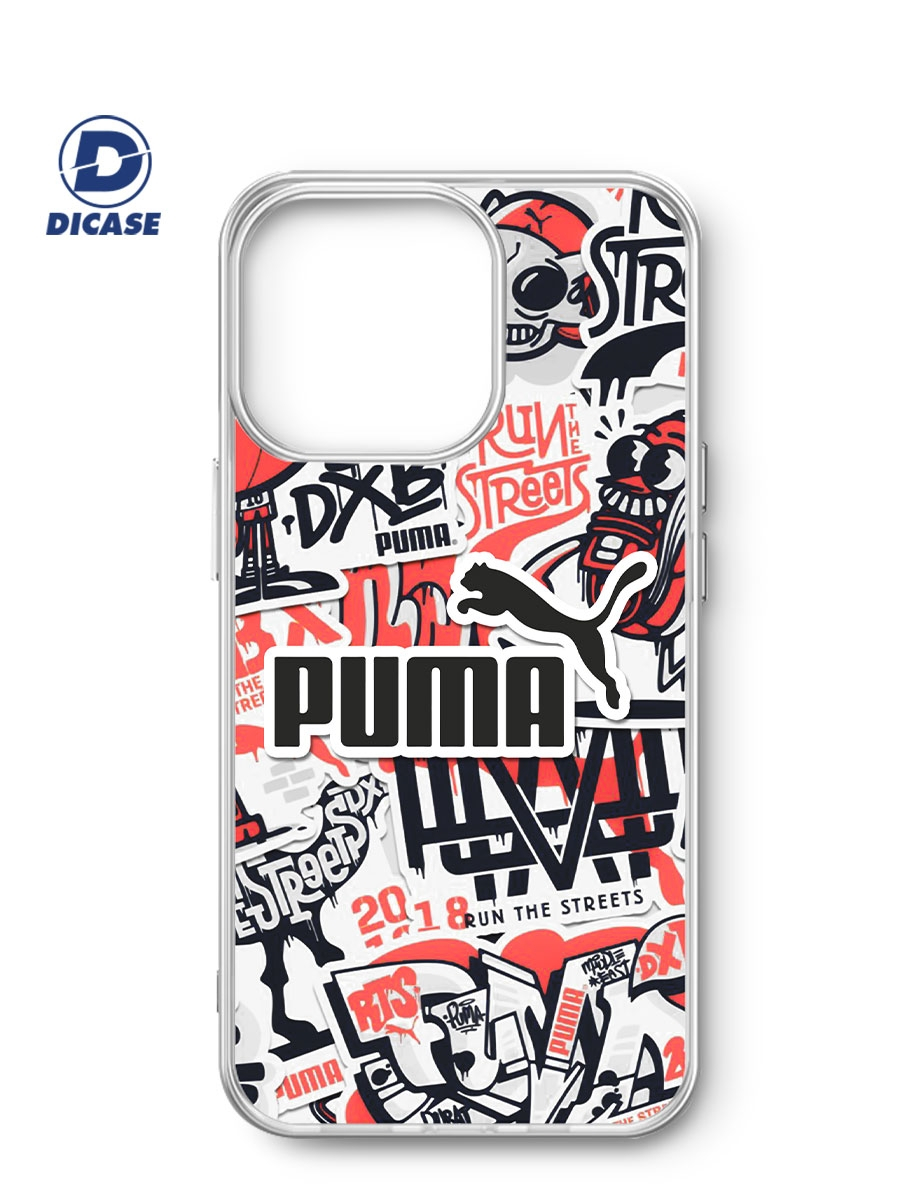 Ốp lưng iPhone Sticker Puma DICASE Chống Sốc, Chống Ố Vàng iPhone 11 12 ...