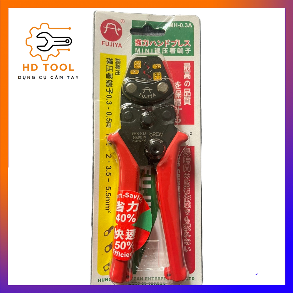 Kìm bấm đầu cos Fujiya Fujiya FMH-0.3A - kềm bấm đầu cote , bấm cosse ...