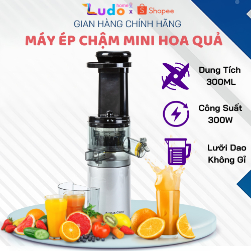 Máy ép chậm Silvers Criest - Máy ép trái cây mini đa năng bảo toàn dinh ...