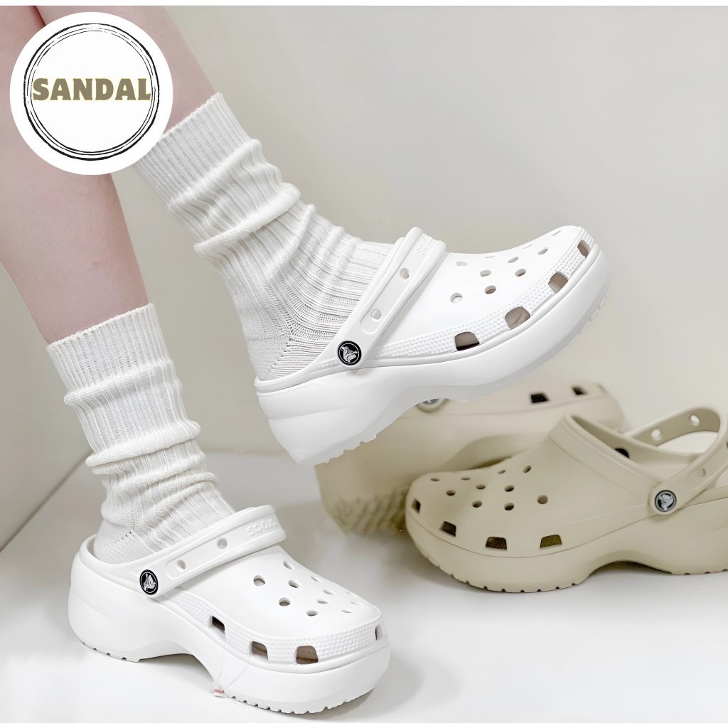 Dép Sục Crocs Clog Classic cao 5cm đế eva chuẩn siêu êm - NEW IN ...