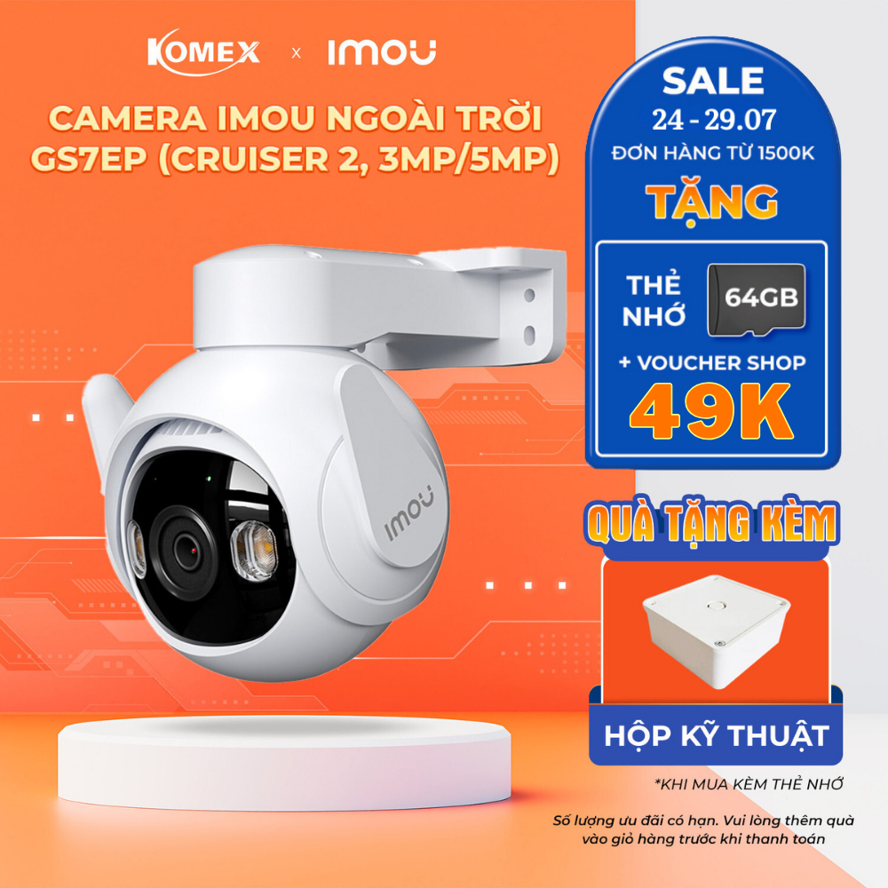 Camera IMOU ngoài trời GS7EP-3M0WE (Cruiser 2 3MP)/ GS7EP-5M0WE ...