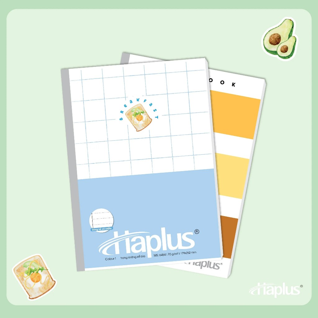 [MẪU MỚI 2023] Vở kẻ ngang có chấm Haplus 120 trang COLOUR 6461 - Định ...