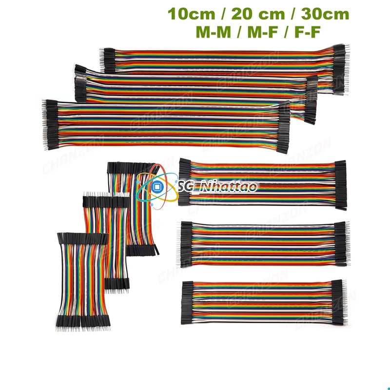 Dây nối Breadboard 10cm 20cm 30cm dây cắm Test Mạch, Test Board, Bo ...