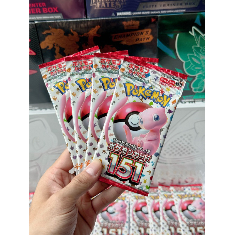 Gói thẻ bài Pokemon Card Game Japanese 151 SV2a Booster Pack (Japanese ...