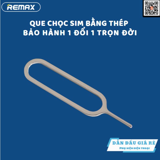 Que chọc sim bằng thép dùng lấy sim cho điện thoại samsung, oppo ...