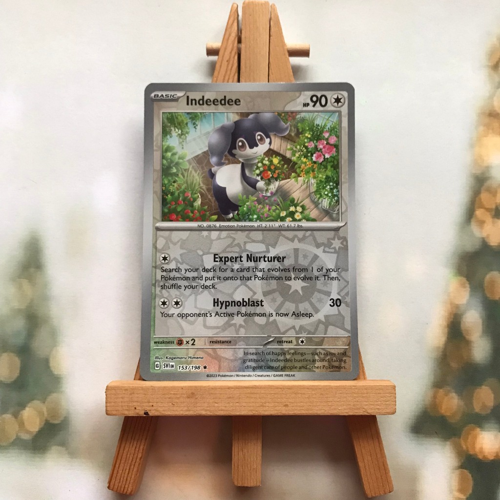 Thẻ hình Pokemon Indeedee 153/198 - Lá bài lẻ Scarlet & Violet Reverse ...