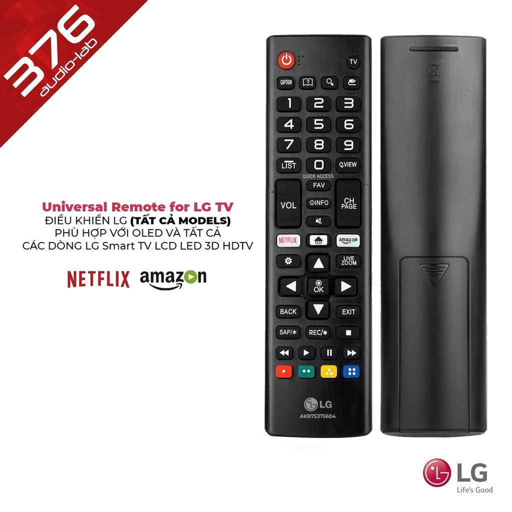 [LOẠI XỊN] REMOTE Điều Khiển TV LG SMART NGẮN 2018 NETFLIX-AMAZON ...