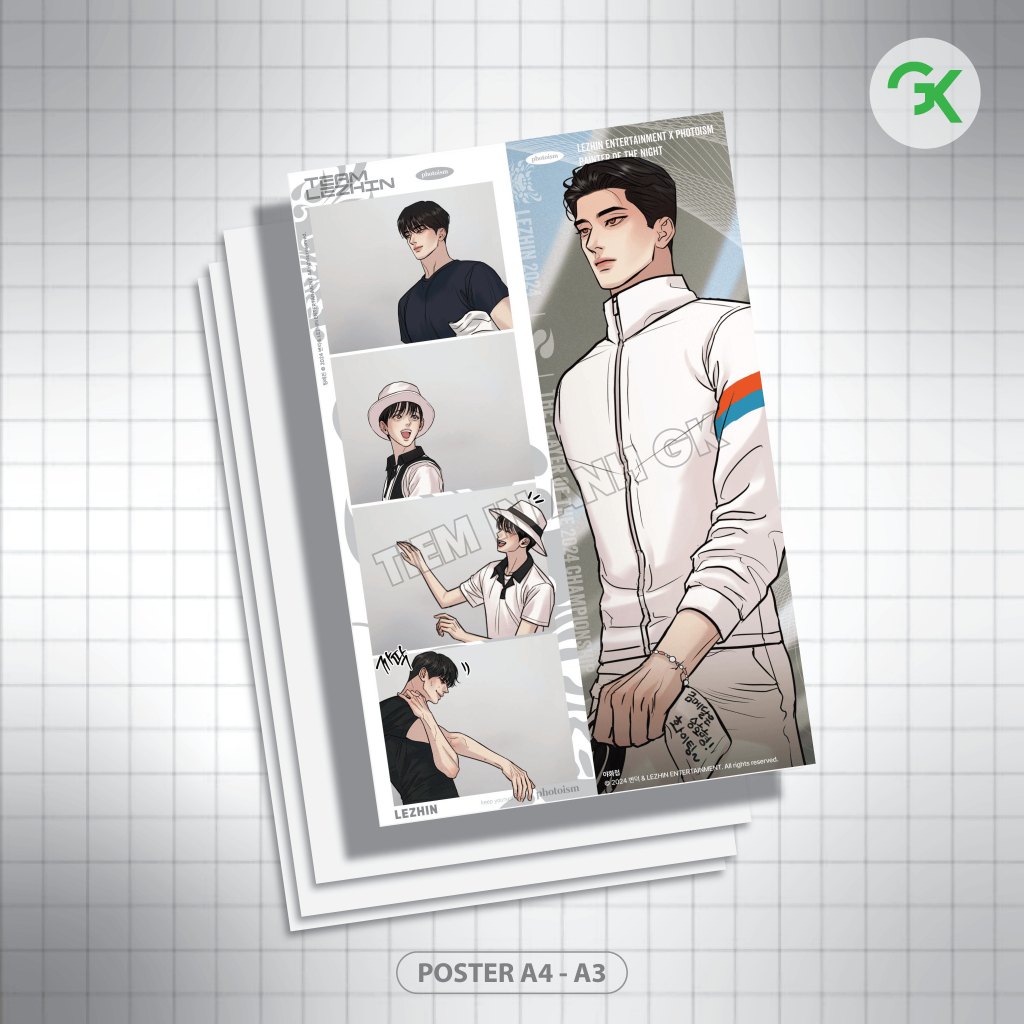 Poster Team Lezhin Comics size A4 (20x30cm) và A3 (30x40cm) | Shopee ...