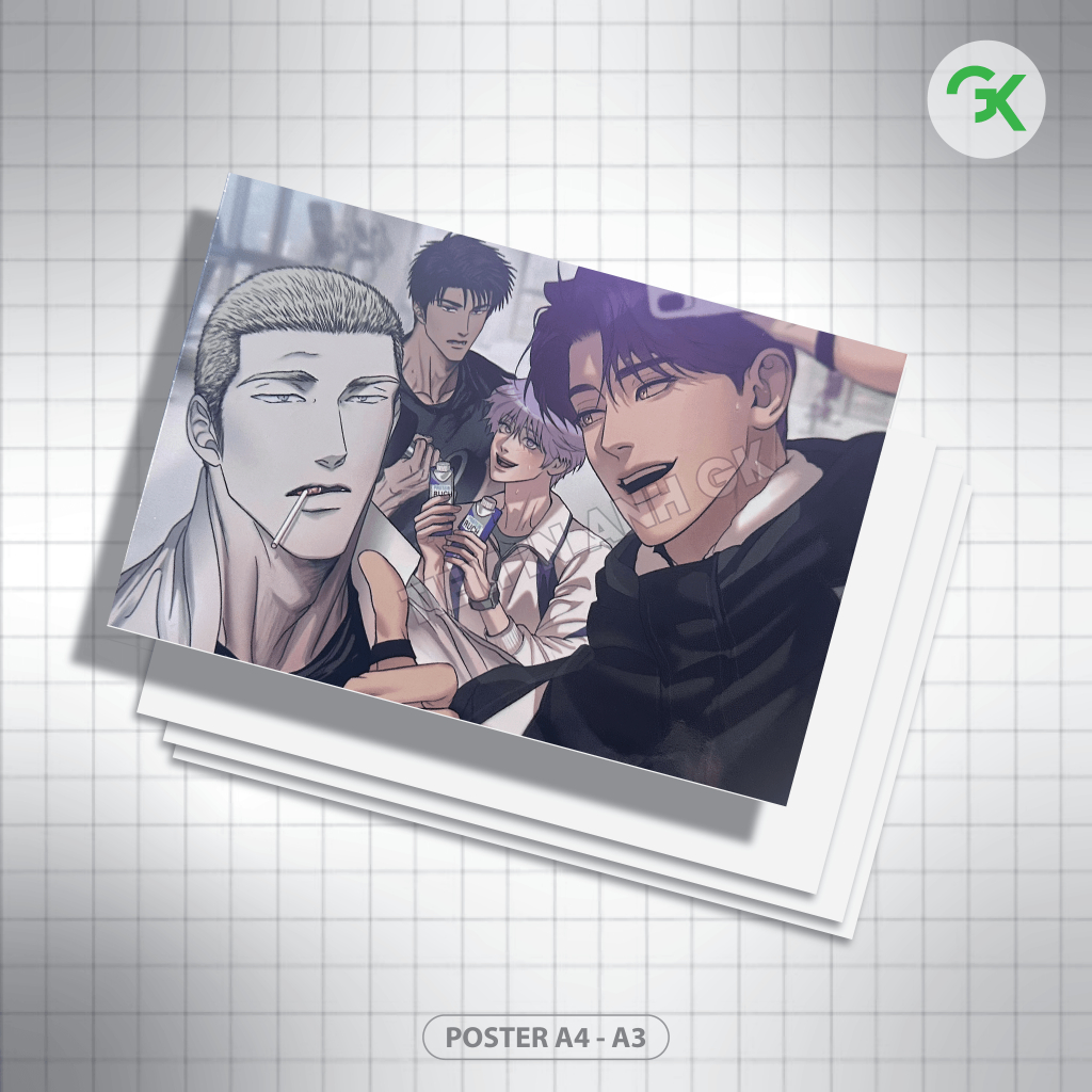 Poster Team Lezhin Comics size A4 (20x30cm) và A3 (30x40cm) | Shopee ...