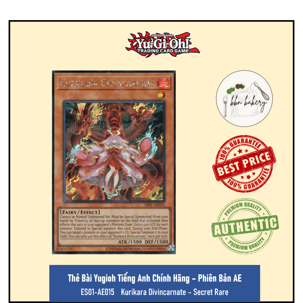 Thẻ Bài Yugioh Tiếng Anh AE Chính Hãng: ES01-AE015 - Kurikara ...