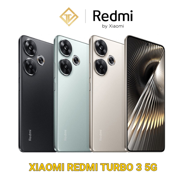 Điện thoại Xiaomi Redmi Turbo 3 5G 12GB/256GB Snapdragon 8s Gen 3 , AMOLED 120Hz , Sạc nhanh 90w ...