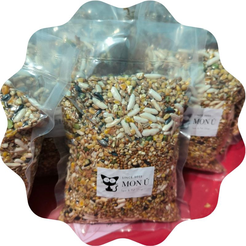 500 gam thức ăn cho Hamster trộn đủ dinh dưỡng HẠT + CÁ NHUYỄN dành cho ...