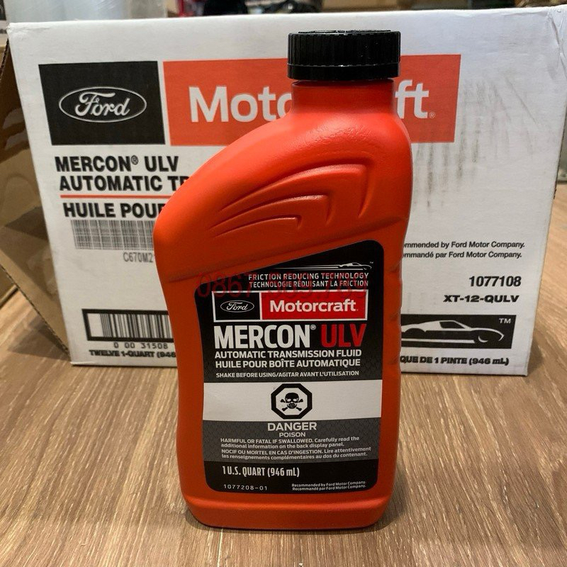 Dầu hộp số Mercon ULV chính hãng dùng cho Ranger Everest 2.0 | Shopee ...