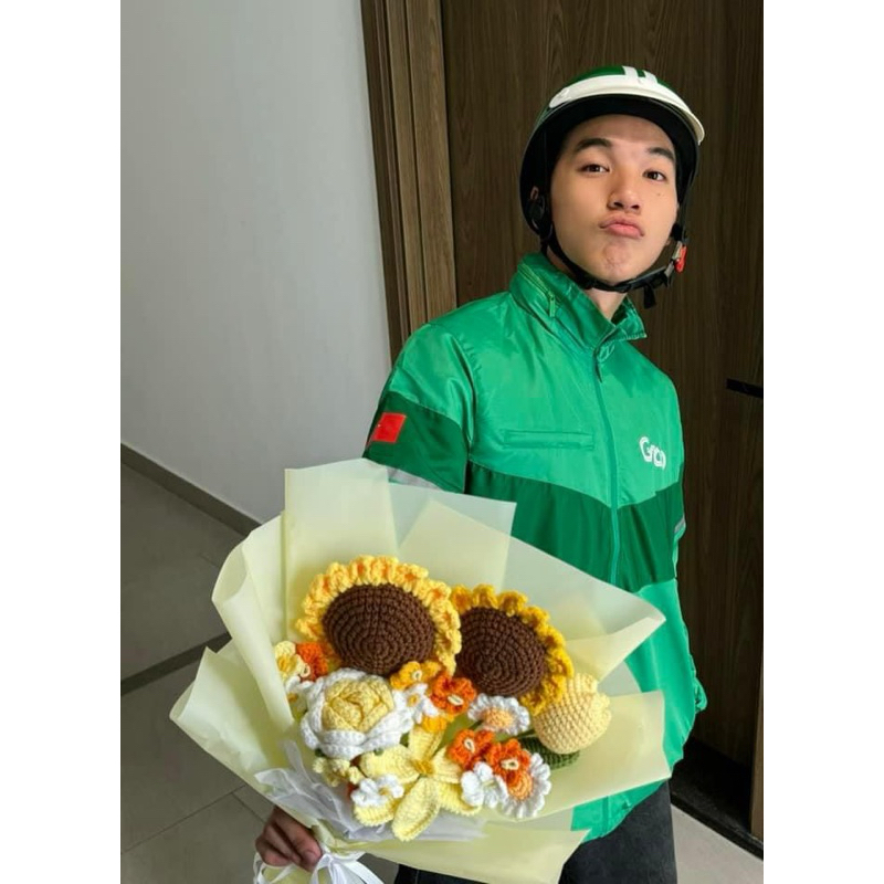 Bó hoa len mix màu theo yc | Muoislenlen | Shopee Việt Nam