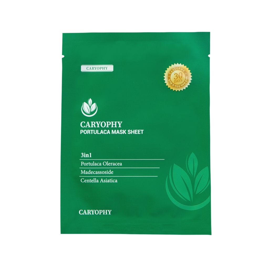 (Gift) Mặt nạ giảm mụn Caryophy Portulaca Mask Sheet 22g 1 miếng ...