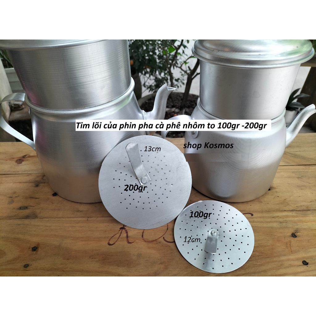 Tim lõi nén của phin pha cà phê nhôm cỡ lớn 100gr và 200gr (phụ kiện ...
