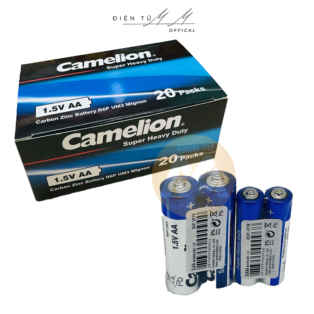 [ 1 hộp 40 viên ] Pin 1.5V AA-AAA Camelion ( Hàng chính hãng ) | Shopee ...