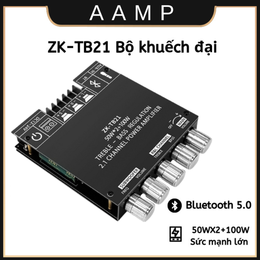 ZK-TB21 chip lớn âm thanh bluetooth nhập khẩu chip siêu trầm bo mạch khuếch đại bluetooth 5.0 ...