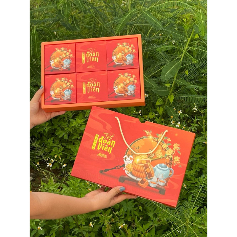 Set 20 hộp đựng bánh trung thu loại 6 bánh 2024 size 150-350gr | Shopee ...