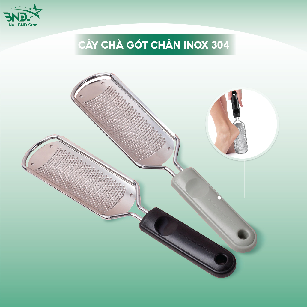 Cây chà gót chân inox 304 - Dụng cụ chà gót có thể thay lưỡi, bén hiệu ...