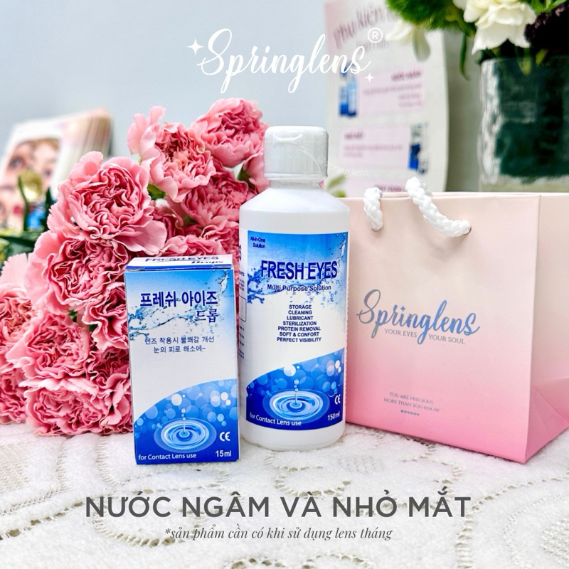 DUNG DỊCH NƯỚC NGÂM LENS FRENZ PRO B5 VÀ NHỎ MẮT FRENZ PRO B5 - FRESH EYES @spring.lens | Shopee ...