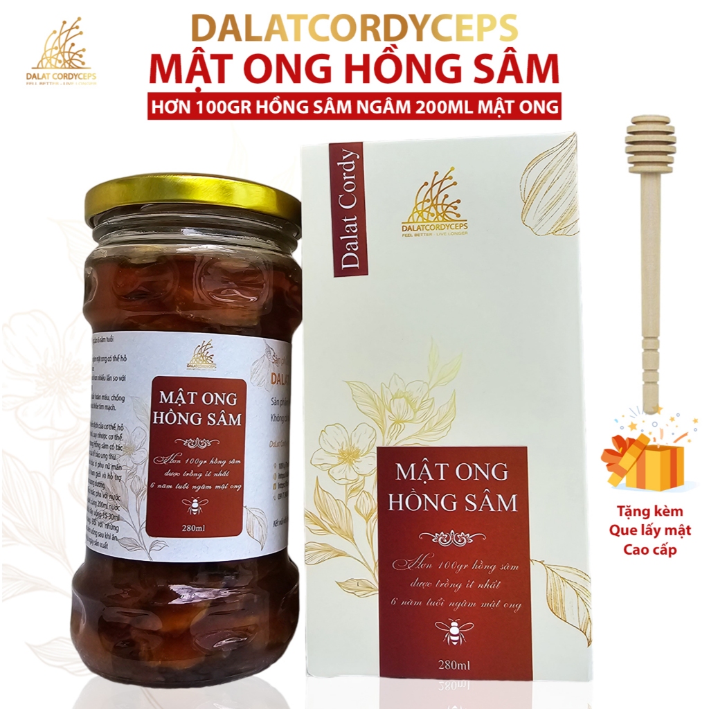 Mật ong ngâm hồng sâm - Hộp cao cấp | Shopee Việt Nam