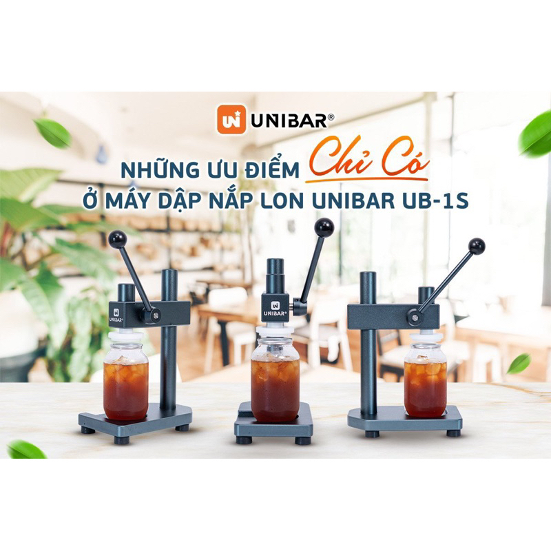 Máy dập nắp lon xé chuyên dụng Unibar UB-1S - sử dụng lon 330 - 500 ...
