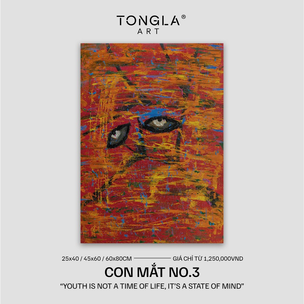Tranh nghệ thuật treo tường Tongla Art - BST The Eyes - Con Mắt 3 - PA ...