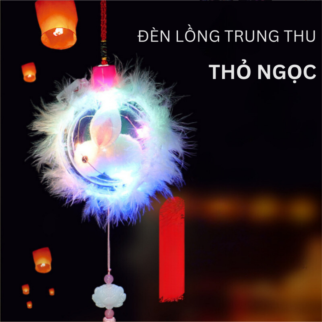 Quà Trung Thu, Đèn Lồng Trung Thu Thỏ Nhồi Bông, Lồng Đèn Thỏ Ngọc ...