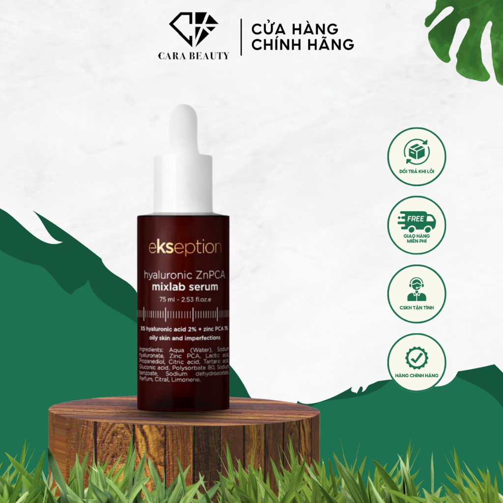 Tinh Chất Kẽm Ekseption Hyaluronic Znpca Mixlab Serum Hỗ Trợ Giảm Mụn ...