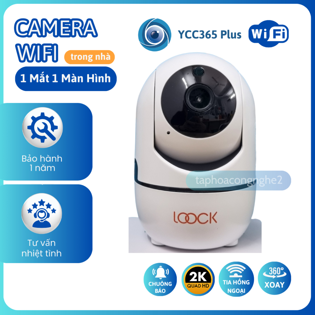 Camera Wifi IP trong nhà app YCC365 plus / YOOSEE Hình Ảnh FullHD - Đàm ...