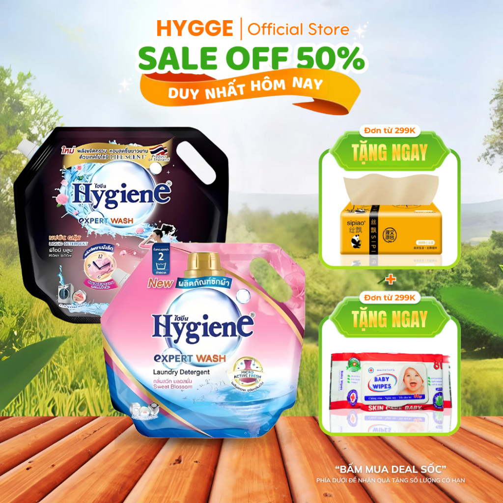 Nước Giặt Hygiene Thái Lan Giặt Xả Quần Áo Thơm Lâu Dùng Giặt Tay Và Máy 1800ml | Shopee Việt Nam