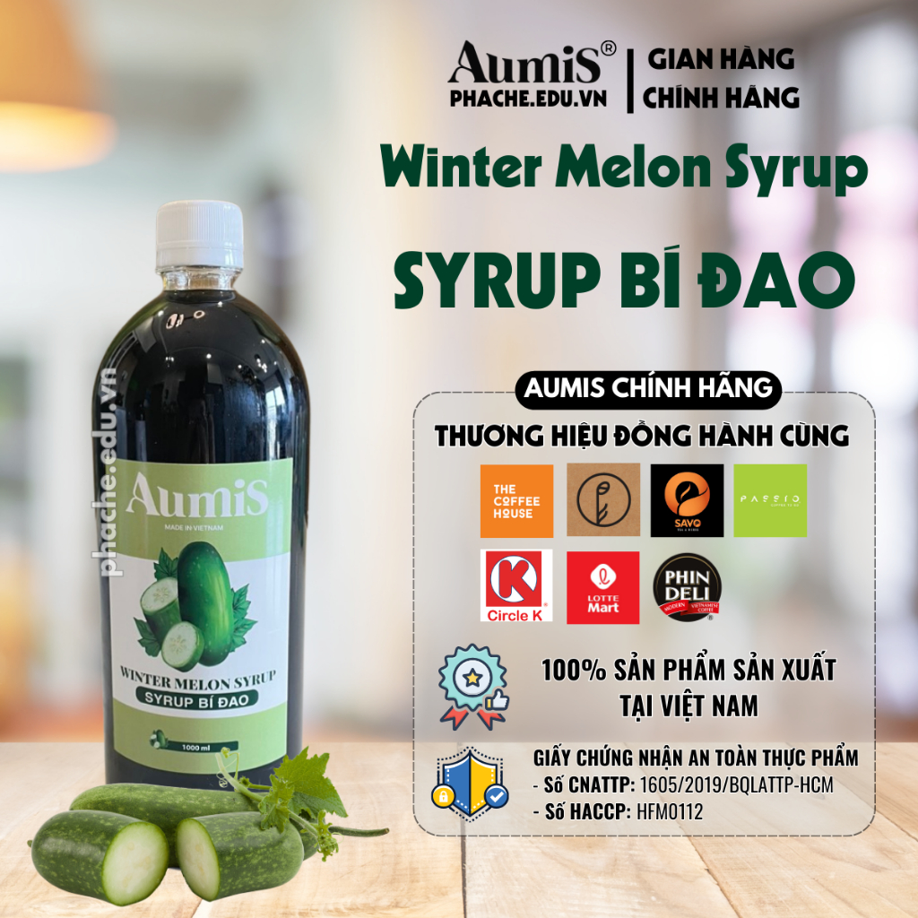 ( Trà pha sẵn ) Syrup Bí Đao AUMIS Làm Trà Trái Cây, Trà Bí Đao Chai ...