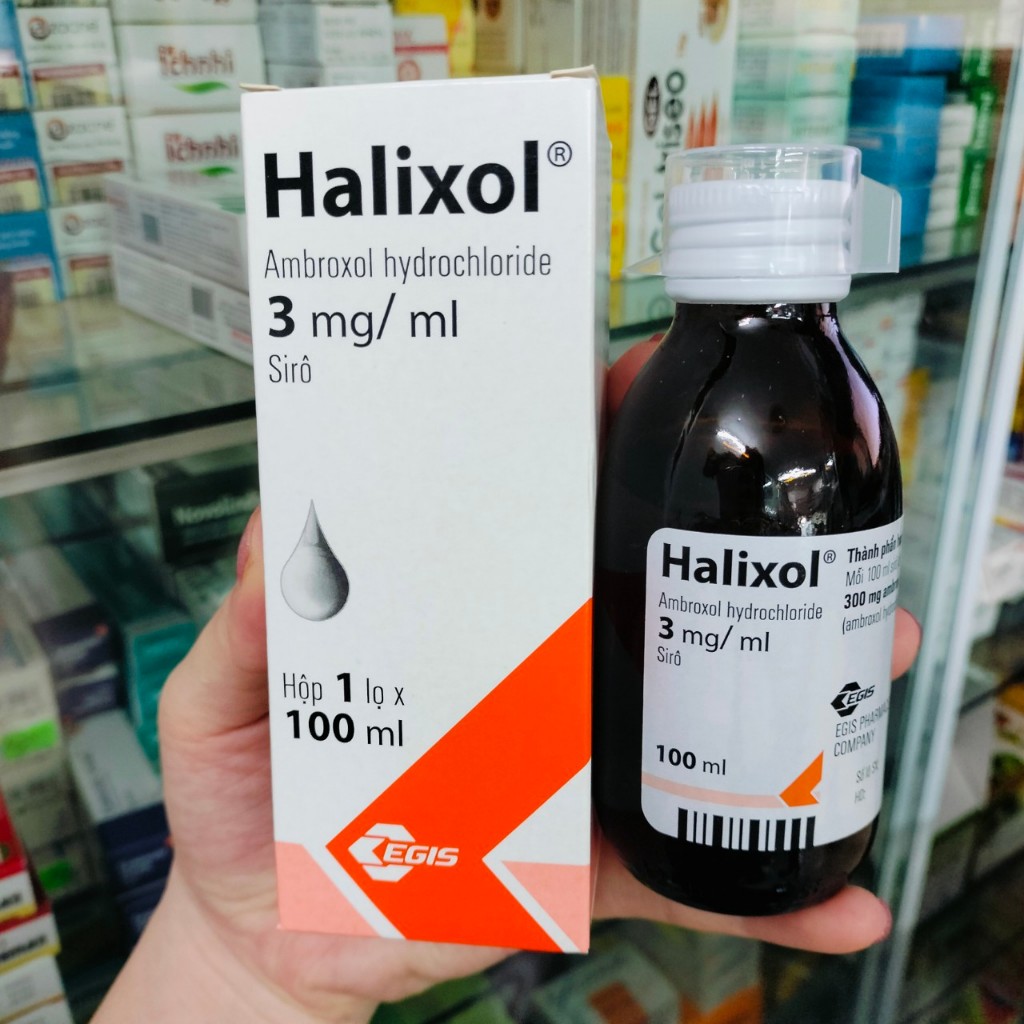 Siro Halixol 3mg/ml long đờm mẫu mới date xa 2028 chai 100ml | Shopee ...