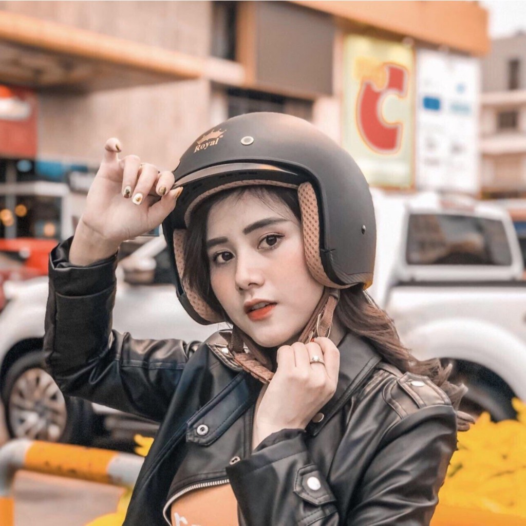 Mũ Bảo Hiểm 3/4 Kính Âm Che Full Mặt - Royal M139 - Nhiều Màu - Size M,L,XL | Shopee Việt Nam