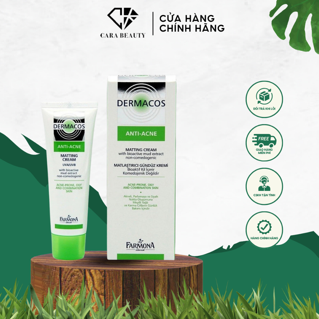 Kem Dưỡng Dermacos Anti Acne Matting Cream 30ml | Shopee Việt Nam
